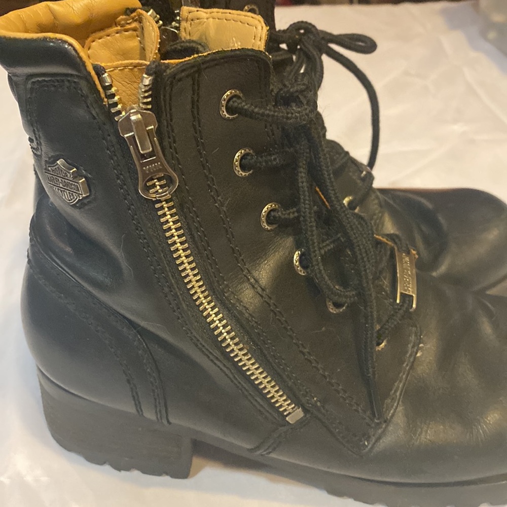 Harley Davidson Asher Dual Zipper Womens Boot - Gem
